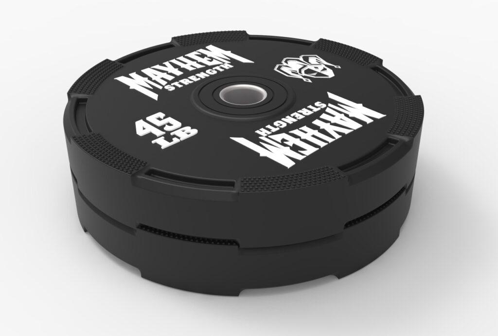 Mayhem Strength Black Bumper Plates - Gym Bro Fitness
